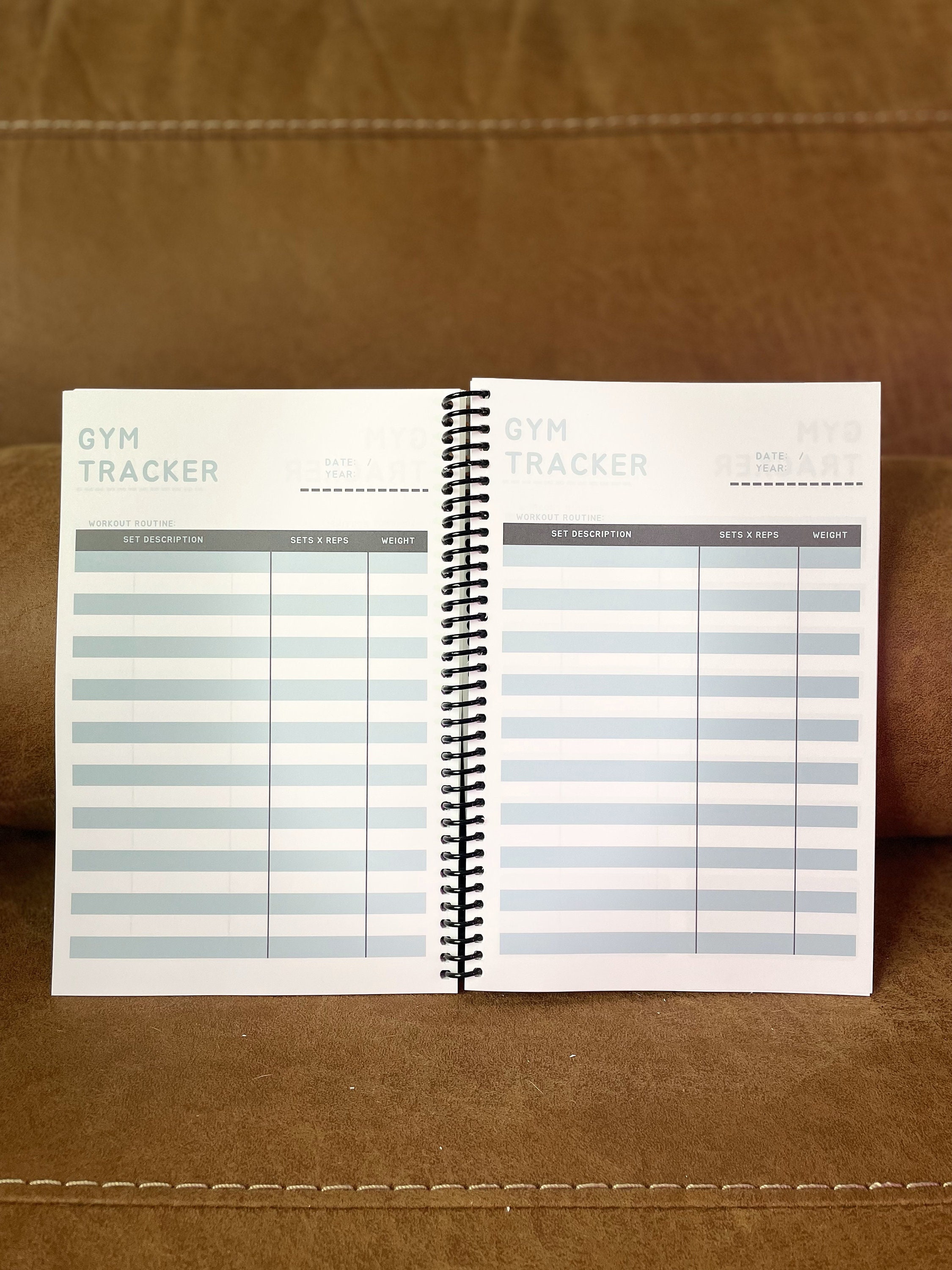 The THICCC Gym Tracker - 200 Page Gym Tracker Gym Journal Track Gym ...