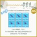 BLUEY Party Favor STICKY GECKO Blue X6 Print Party Gallery Digital ...