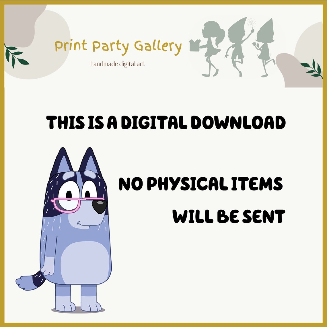 2 BLUEY Monthly Calendar Planner | Kids Calendar | Print Party Gallery ...