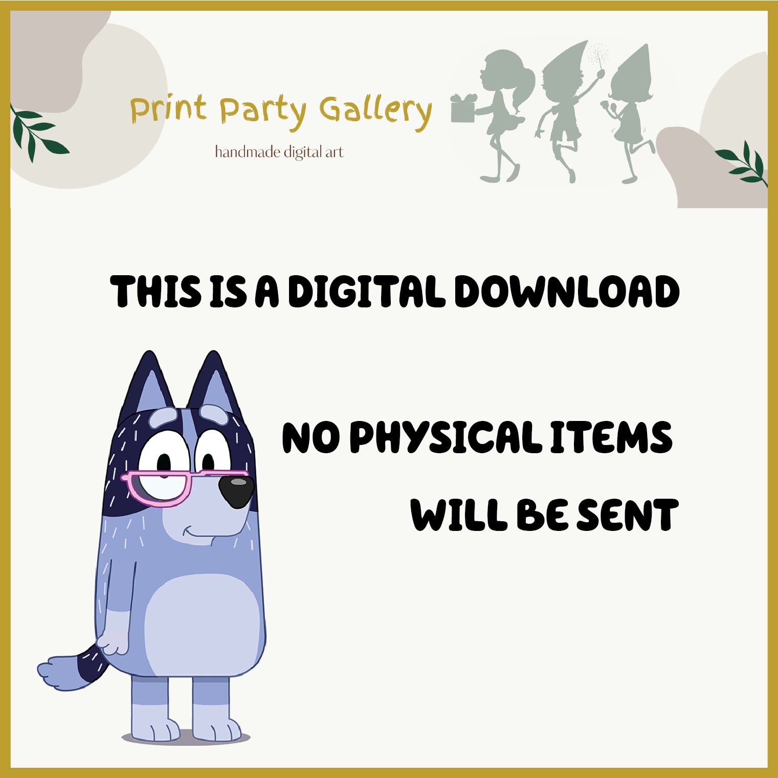 2 BLUEY Monthly Calendar Planner | Kids Calendar | Print Party Gallery ...