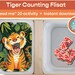 Feed the Tiger Flisat Insert, Counting to 20 Activity, Printable ...