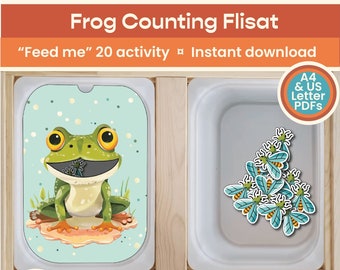 Feed the Lion Flisat Insert, Counting to 20 Activity, Printable ...