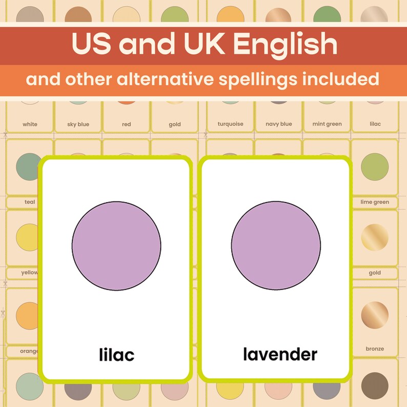 25 Editable Colours Colours Flashcards, Homeschool Montessori Materials ...