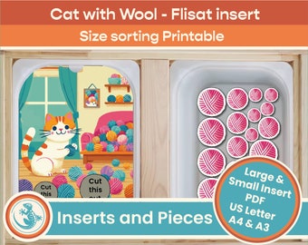 Flisat Insert Sort Rubber Ducks by Size, Matching Activity, Printable ...