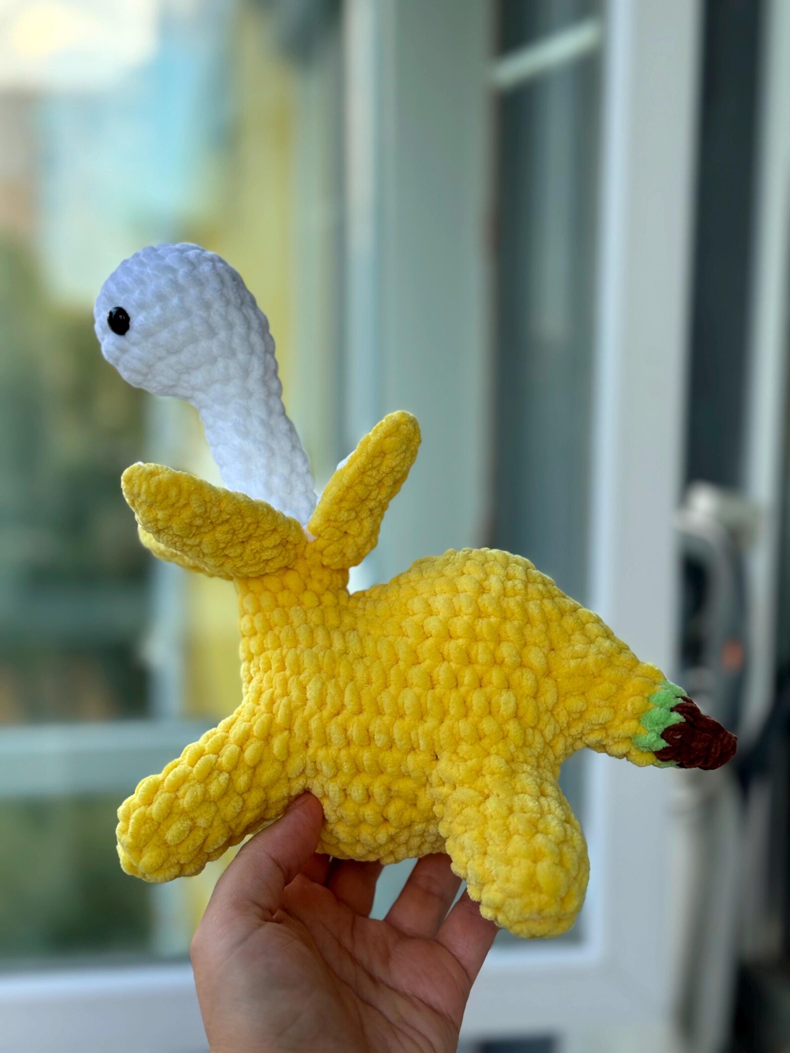 No Sew Bananasaurus Crochet Pattern, Dinosaur Amigurumi Crochet ...