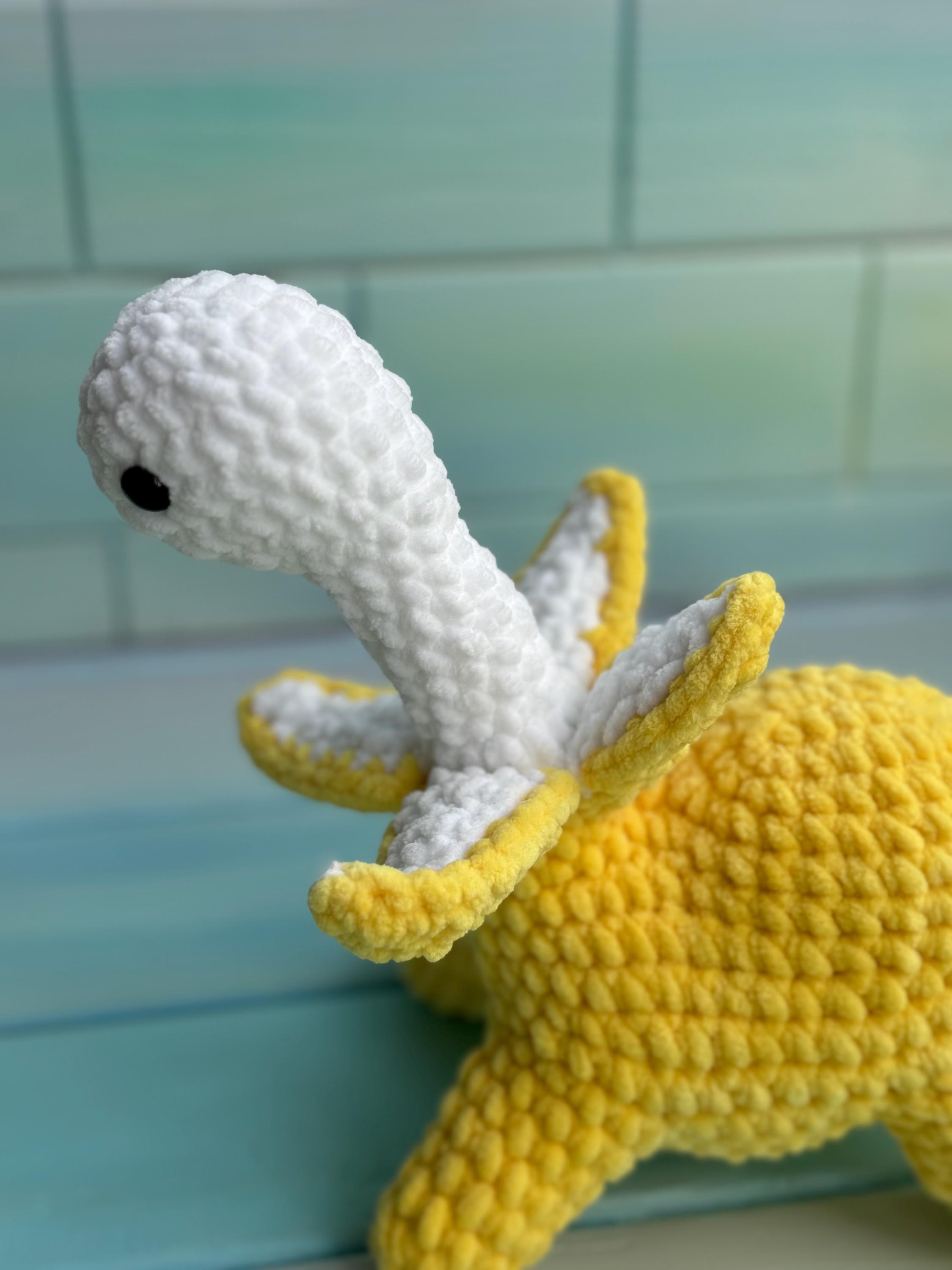 No Sew Bananasaurus Crochet Pattern, Dinosaur Amigurumi Crochet ...