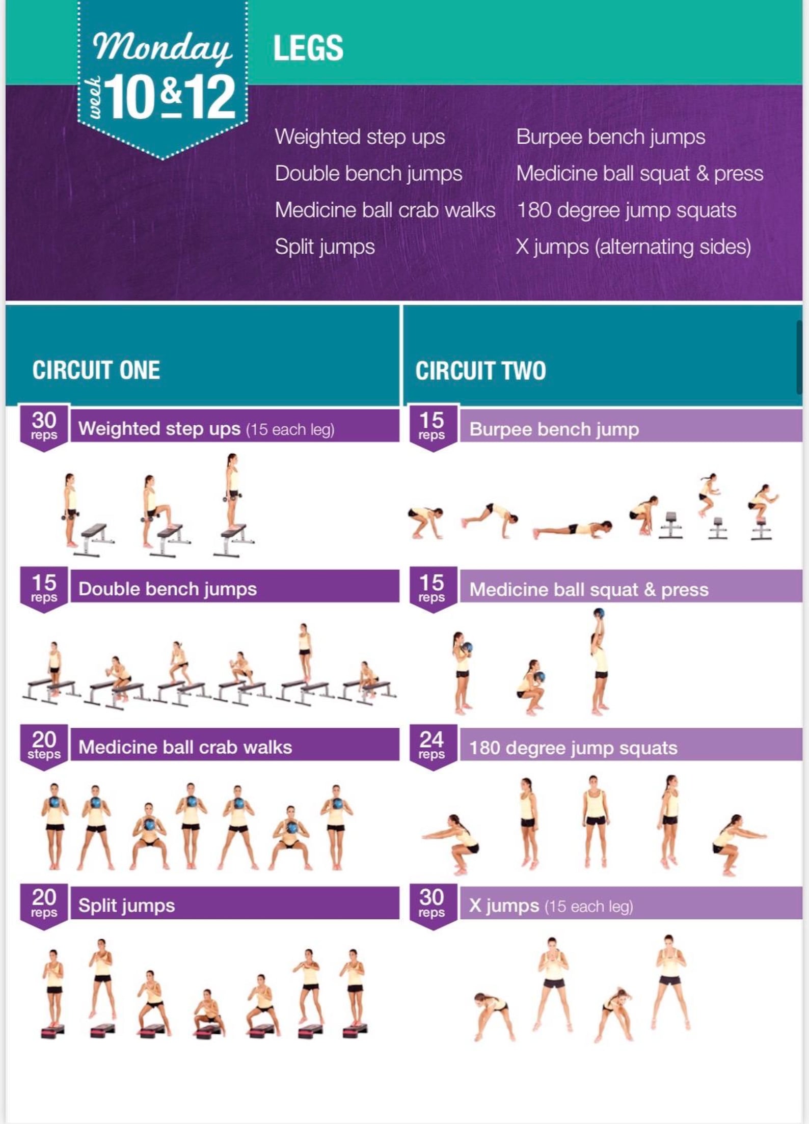 Kayla Itsines Bikini Body Guide, BBG, 12 Week Workout Plan , at Home ...