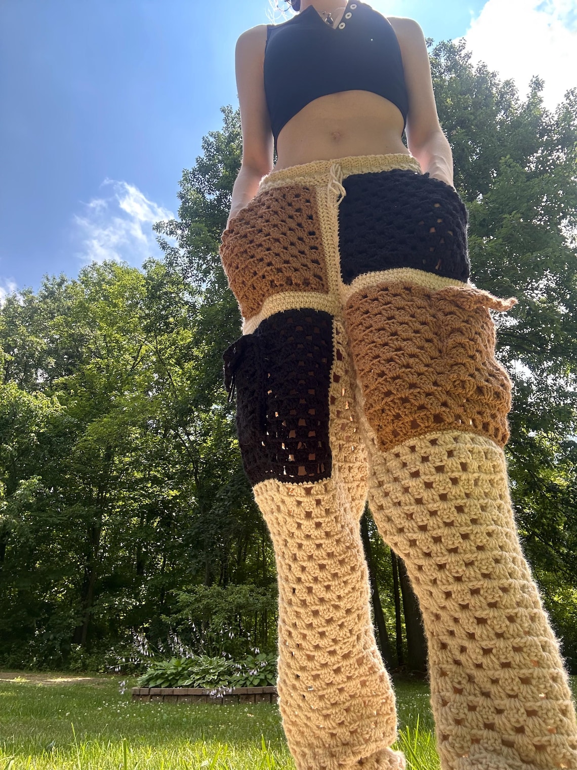 Crochet Cargo Sweat Pants Pattern **DIGITAL PRODUCT ONLY** Crochet ...