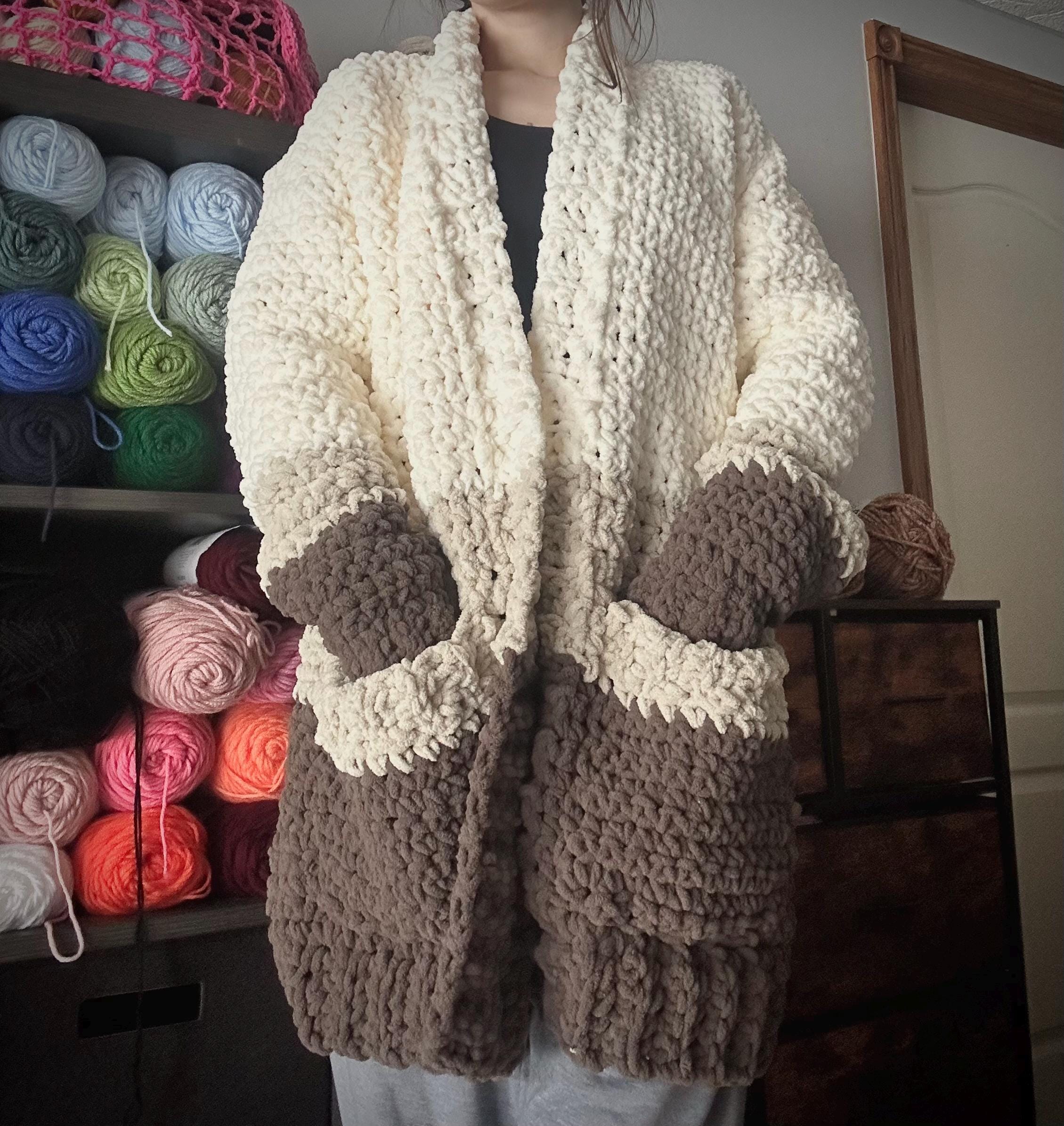 Comfy Cardigan Crochet Pattern ** DIGITAL PRODUCT ONLY** - Etsy