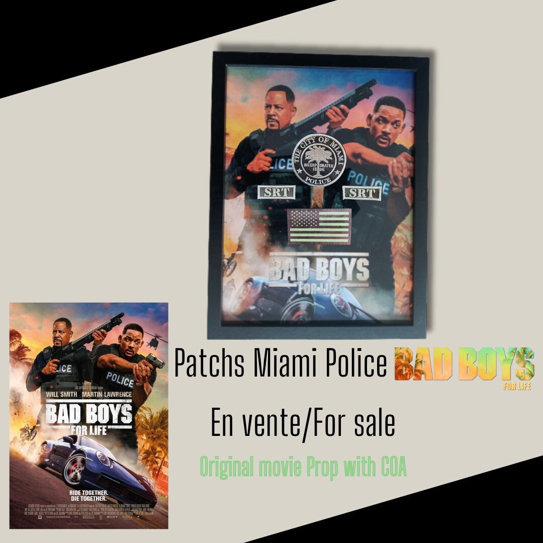 Bad Boys 3 Original Miami Police Patches with Certificate / - Etsy