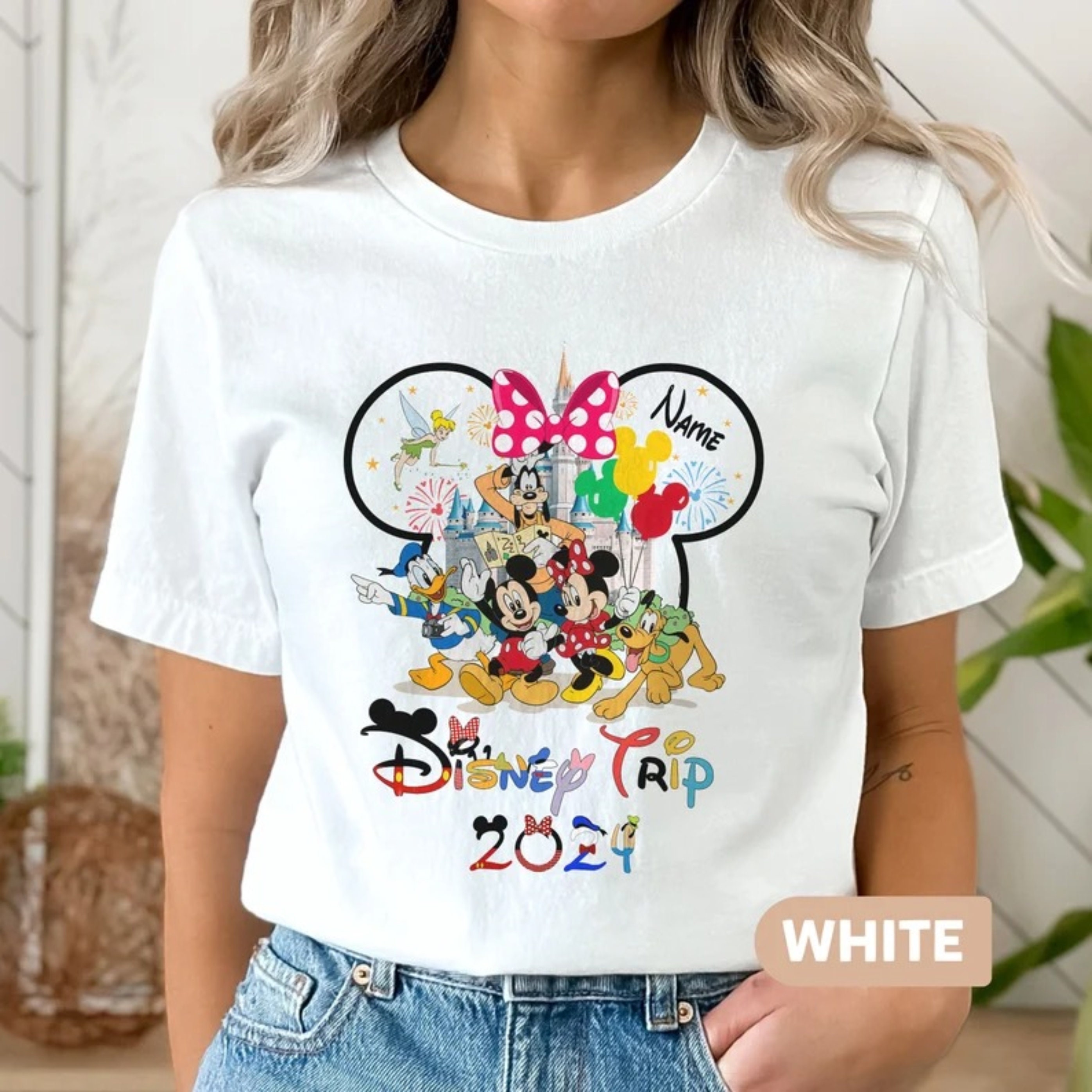 Personalized Disney Trip 2024 Mickey And Friends Disney T-Shirt, Disney ...