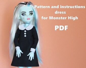 PDF Pattern and Tutorial on How to Make DRESS With Belt for the ...