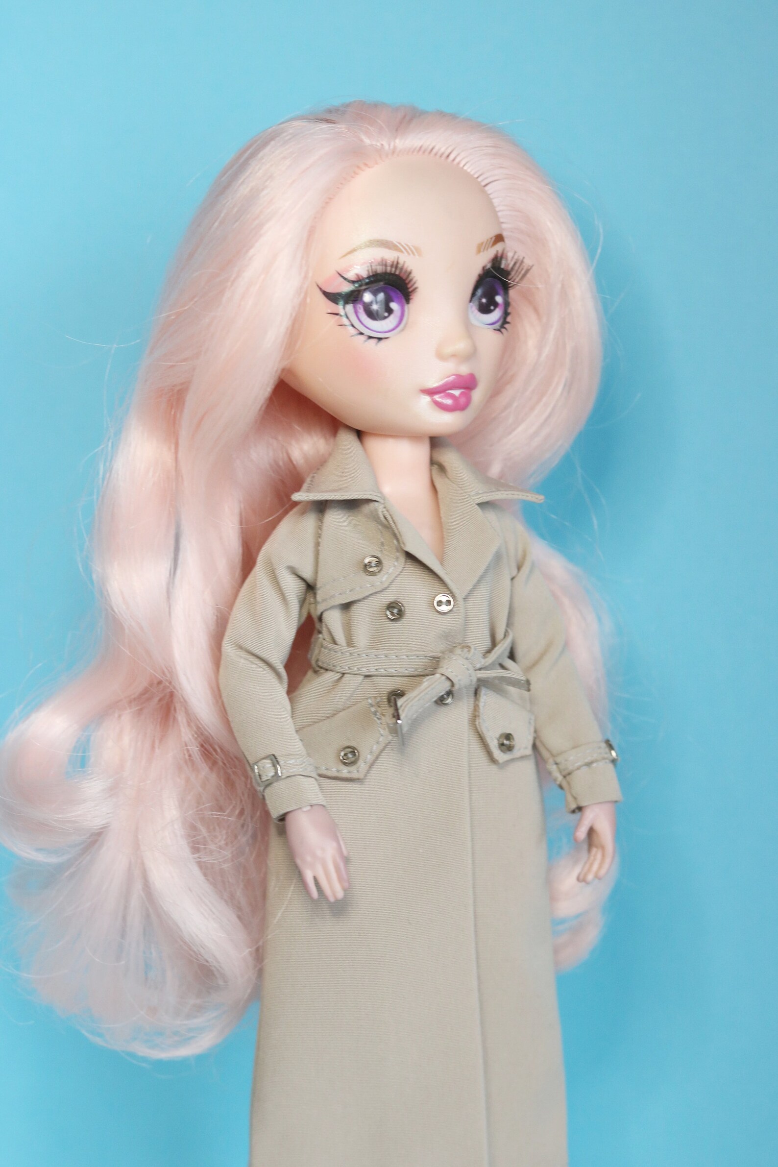 Tutorial Trench Coat for Rainbow High - Etsy