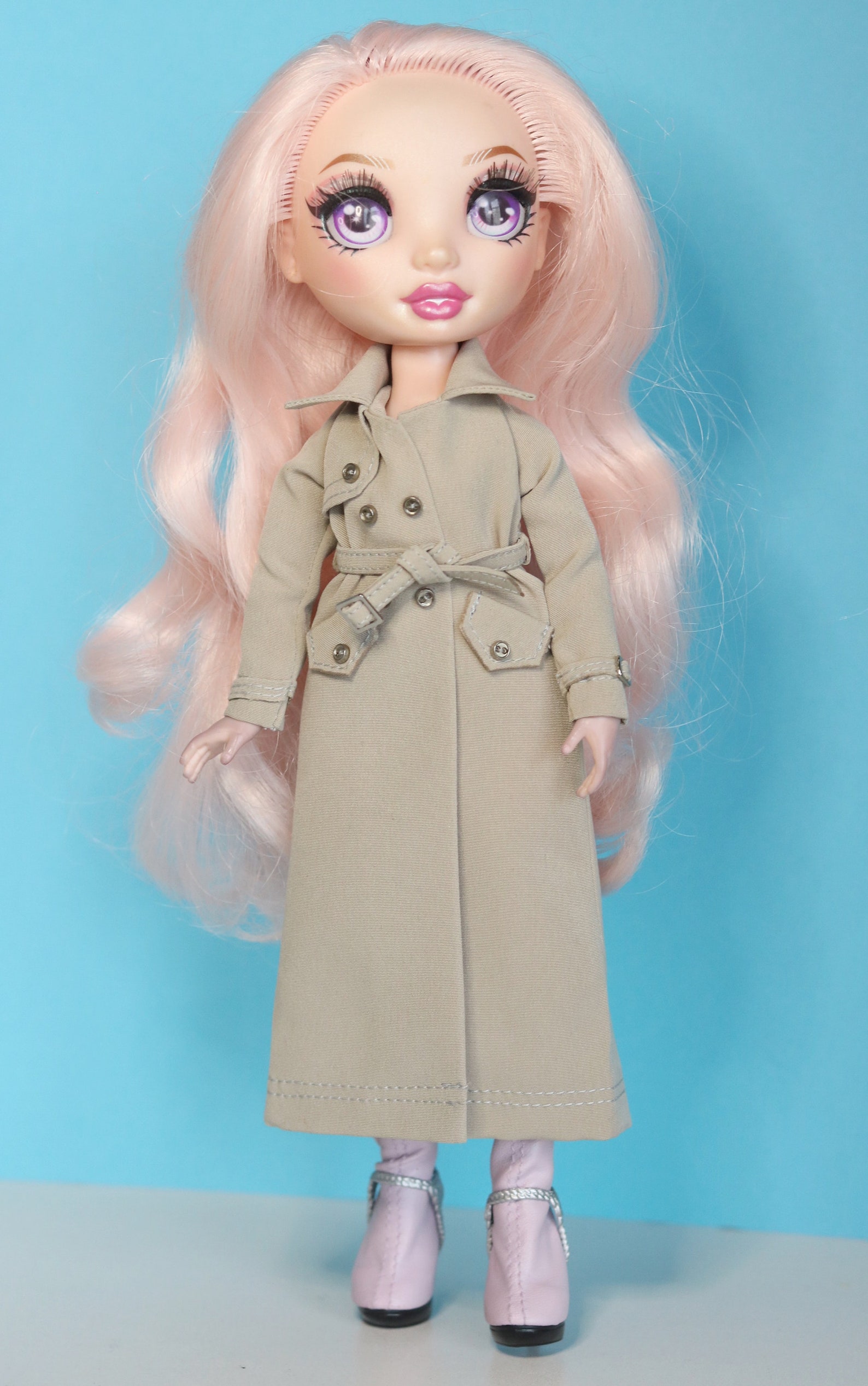 Tutorial Trench Coat for Rainbow High - Etsy
