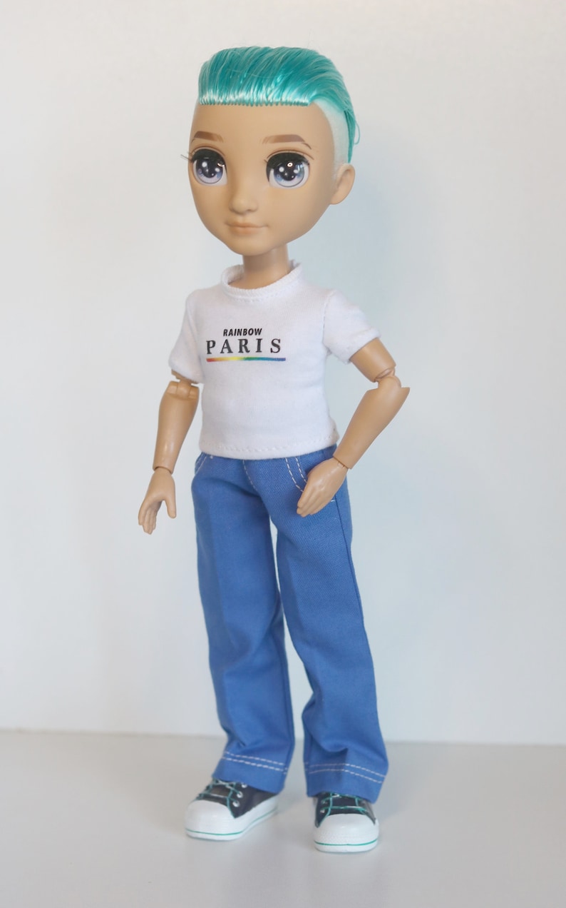 Tutorial for Rainbow High Boy Doll Pants With Pockets - Etsy