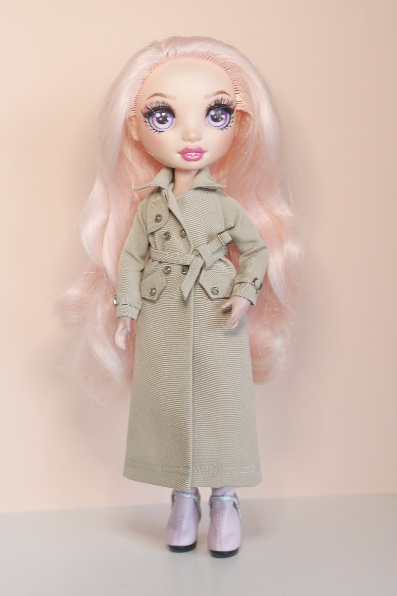 Tutorial Trench Coat for Rainbow High - Etsy