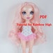 Tutorial Shirt for Rainbow High Dolls - Etsy