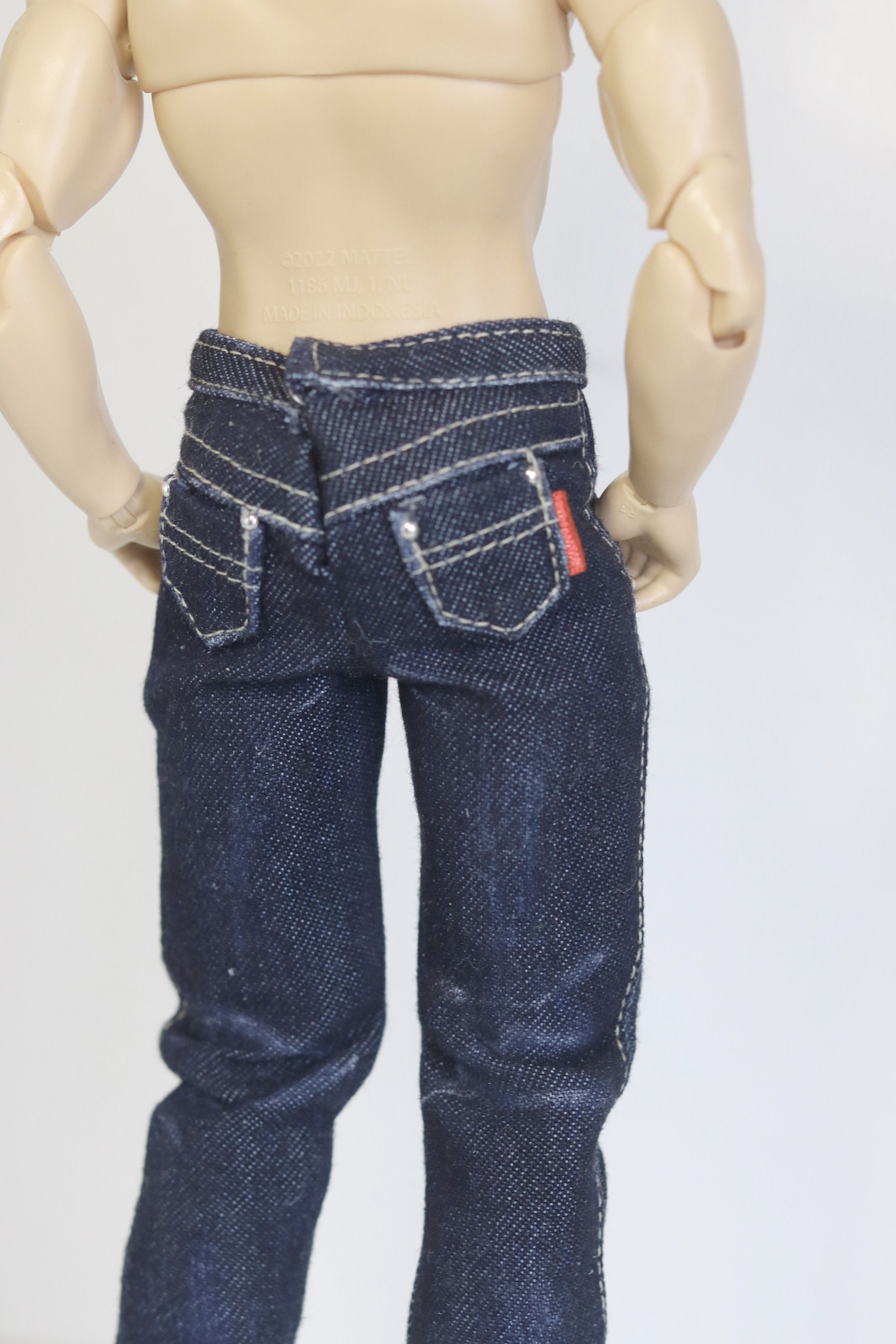 PDF Tutorial Jeans Kеn for MUSCULAR Doll - Etsy