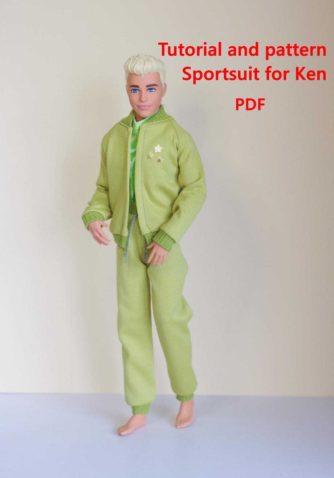 Tutorial and Pattern Sport Suit for Kеn Dolls - Etsy