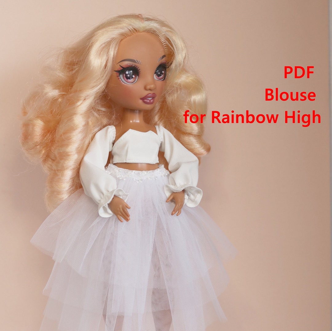 Tutorial Blouse for Rainbow High Dolls - Etsy