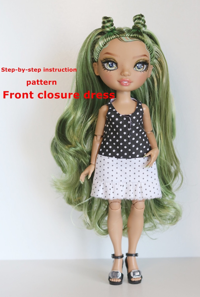 Tutorial Dress for Rainbow High Dolls PDF Pattern - Etsy