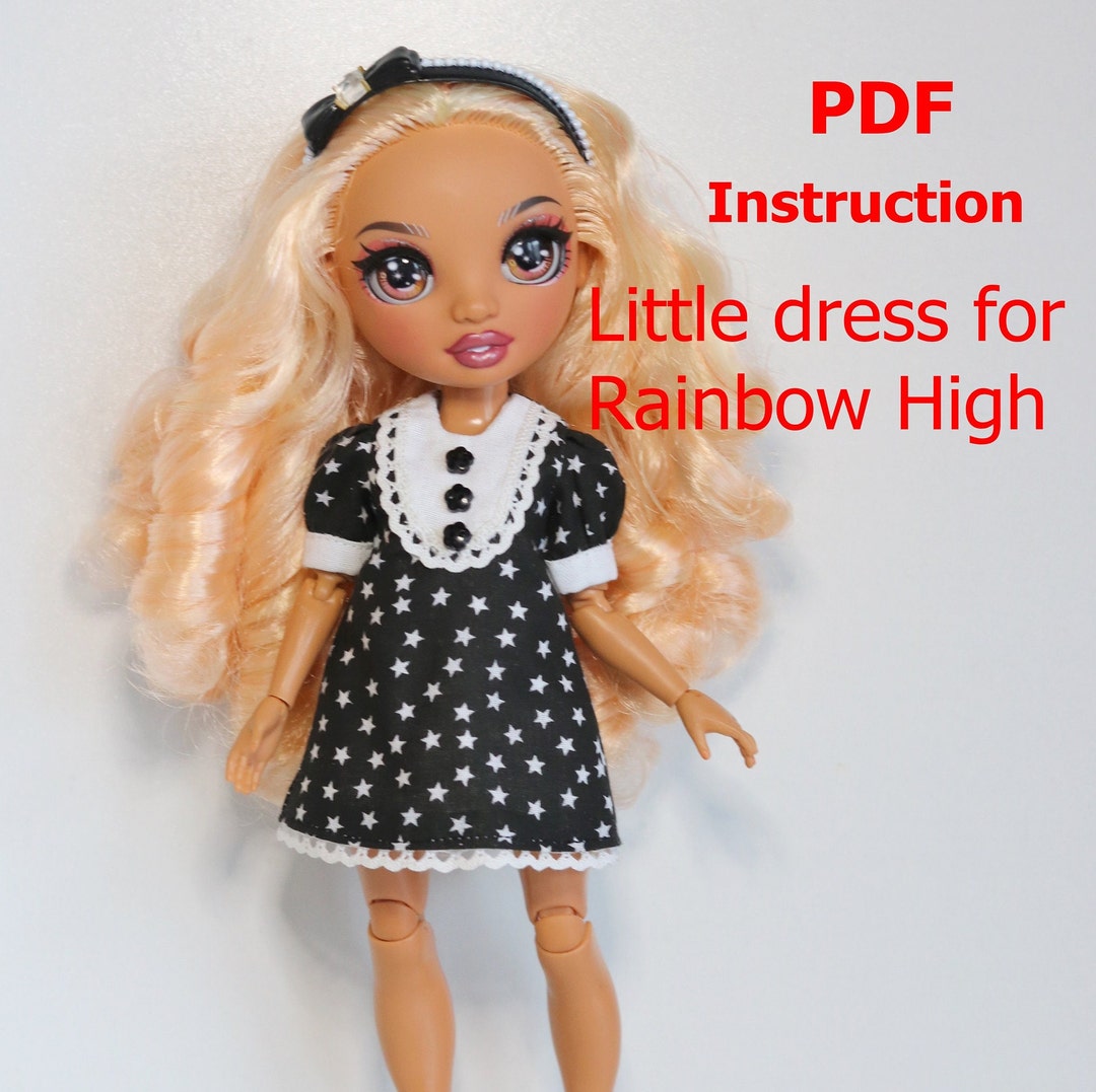 Rainbow High's Doll Dress Pattern: Create and Style Your Own RH Doll ...
