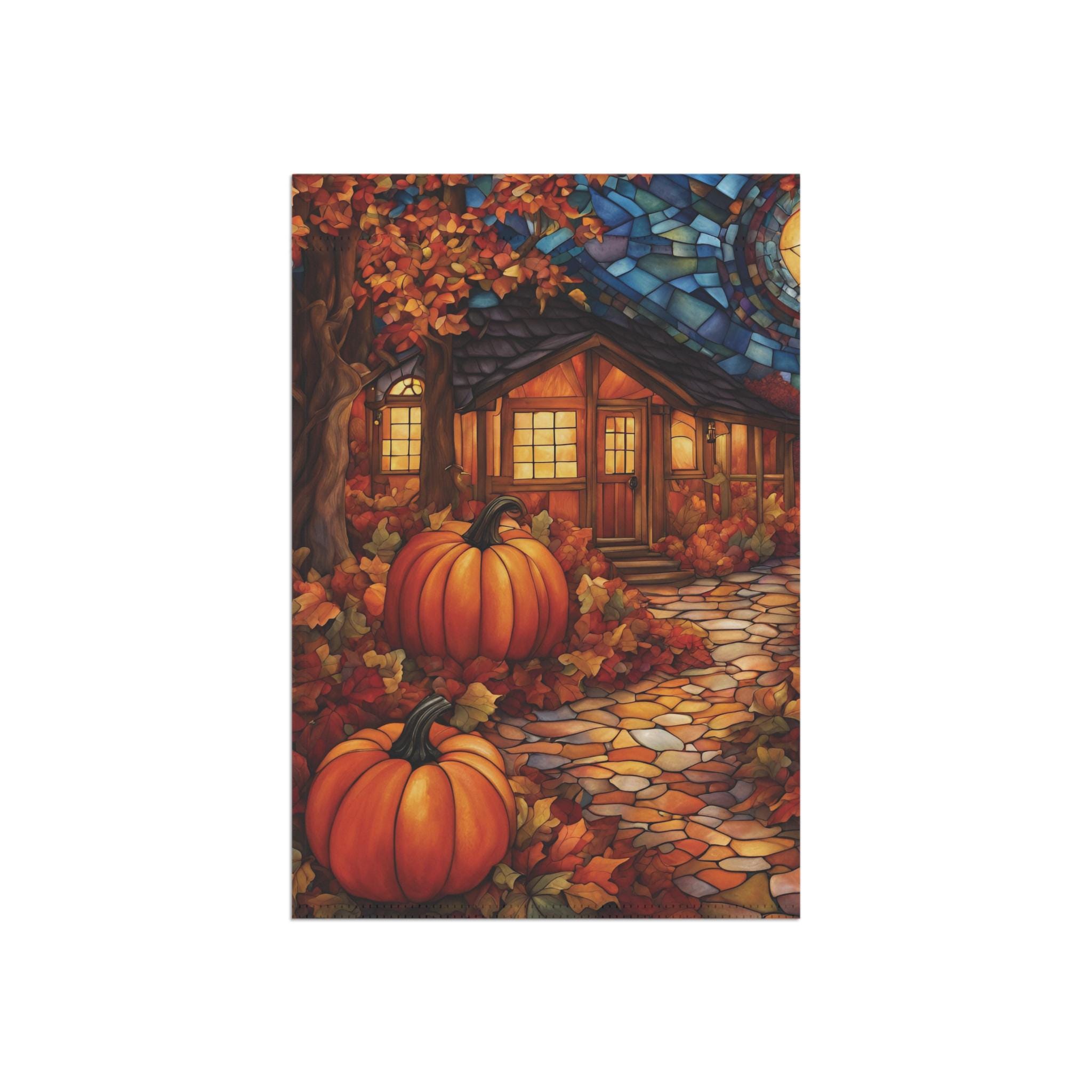 Garden Flag, Fall Season House Banner, Fall Flag Decor, Outdoor Garden ...