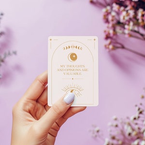 30 Self-love Affirmation Cards Printable, Manifestation Deck, Self ...