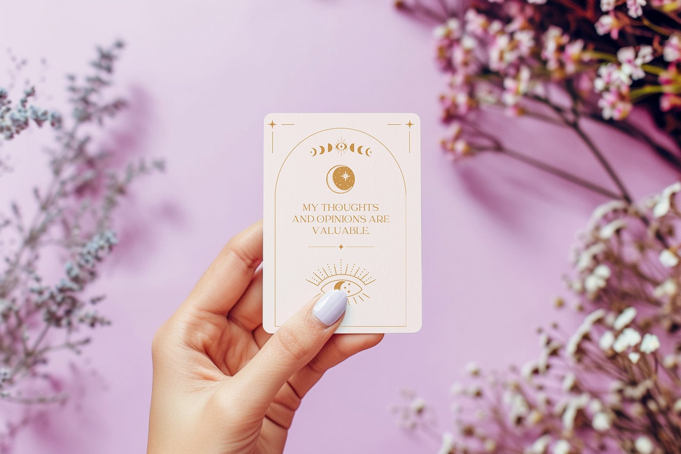 30 Self-love Affirmation Cards Printable, Manifestation Deck, Self ...