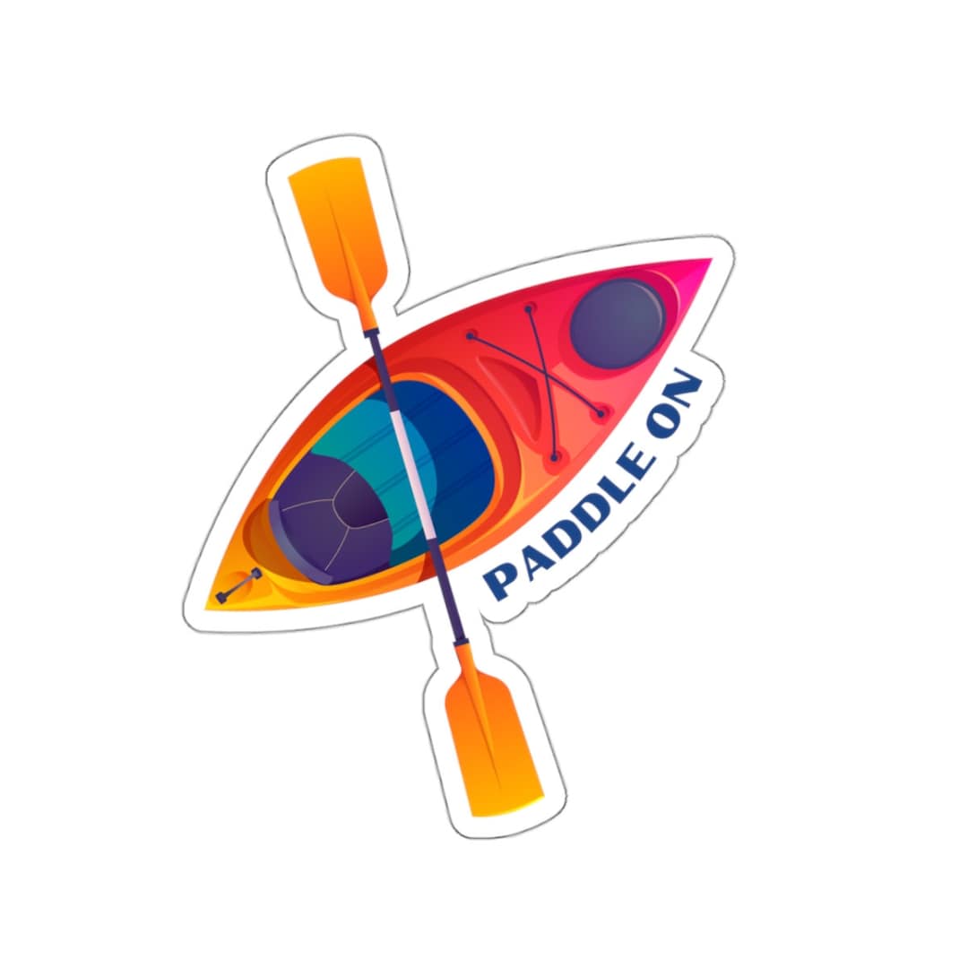 Kayaking Sticker, Kayak Stickers for Water Bottle, Kayak Laptop ...