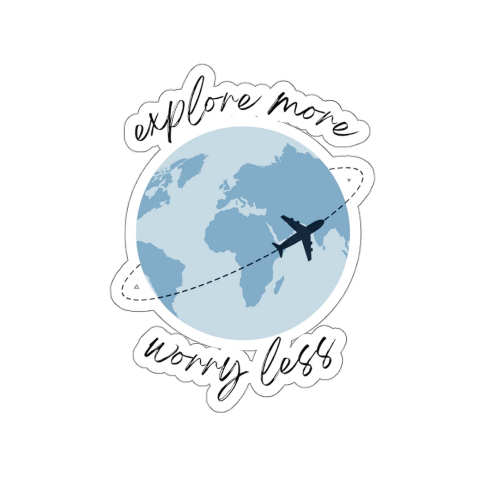 Explore More Sticker, Travel Sticker for Water Bottle, Travel Laptop ...