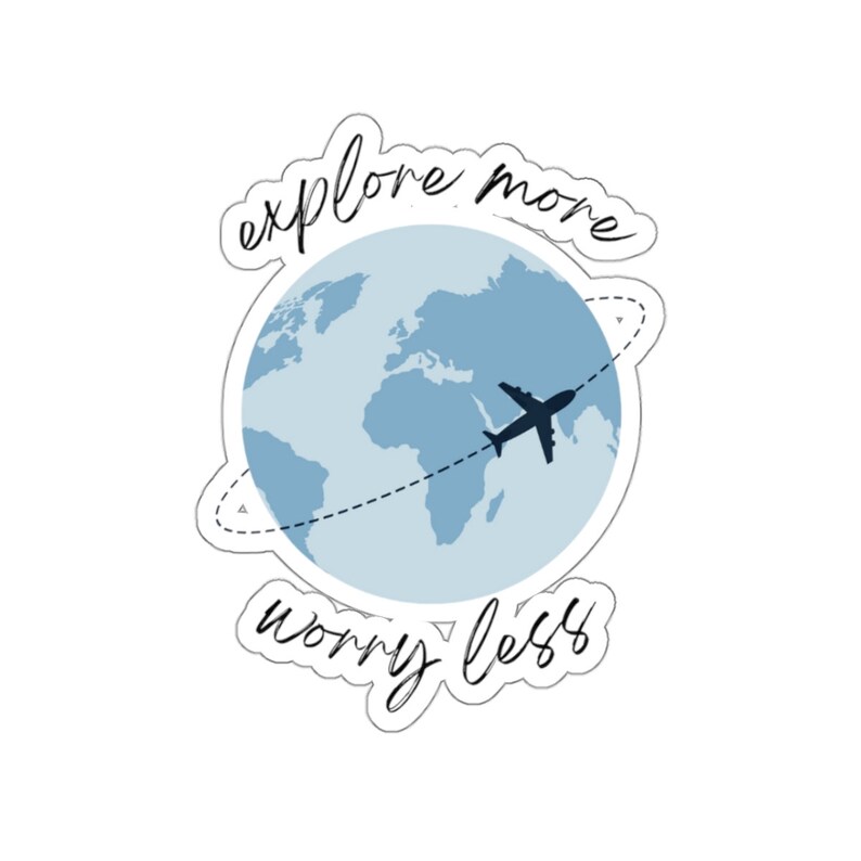 Explore More Sticker, Travel Sticker for Water Bottle, Travel Laptop ...