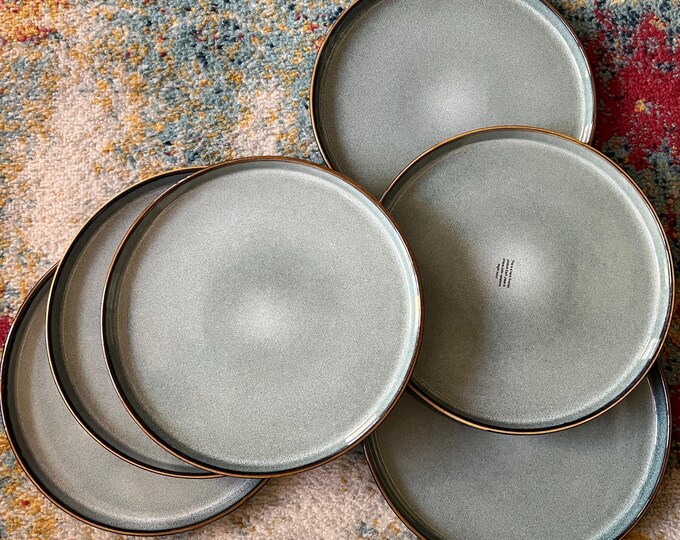 10.5''/ Ceramic Dinner Plates/ Reactive-glaze Stoneware Plates/ Set of ...