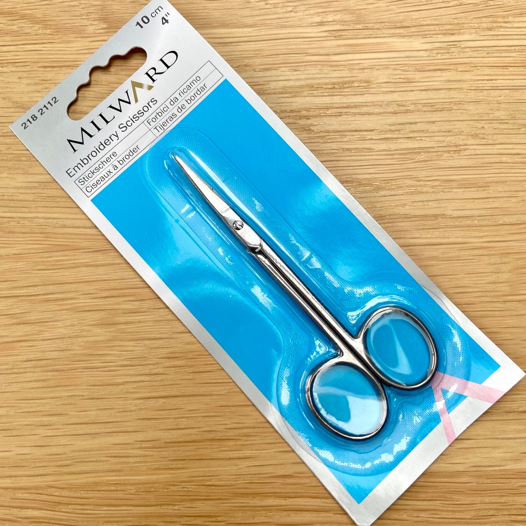 Milward Curved Silver Embroidery Scissors - Etsy
