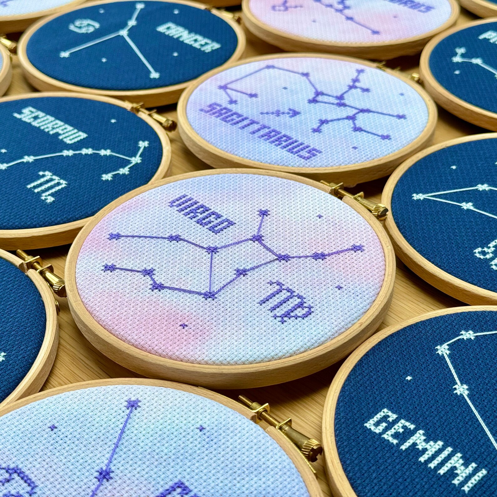 Virgo Constellation Galaxy Cross Stitch Pattern – PDF Download - Etsy