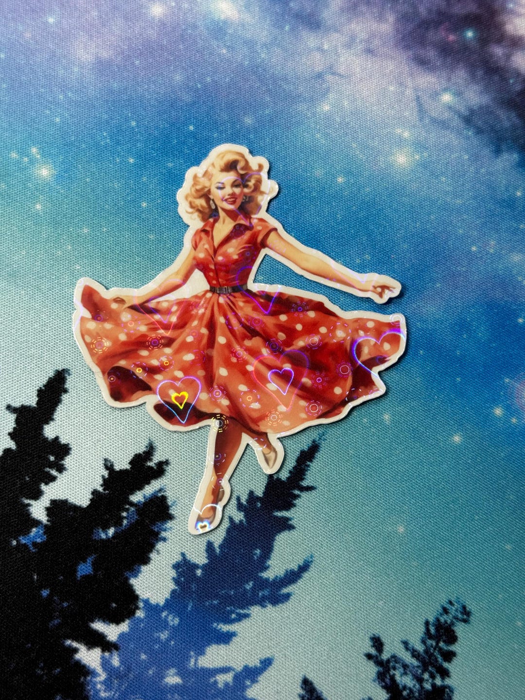 Pinup- Dance the Night Away Sticker - Etsy