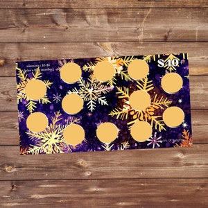 A6 Money Saving Scratcher - Etsy