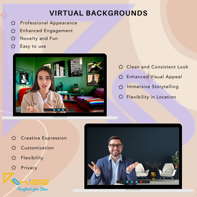 Digital, Virtual Backgrounds, Zoom, Presentation, Slides, Video Call ...