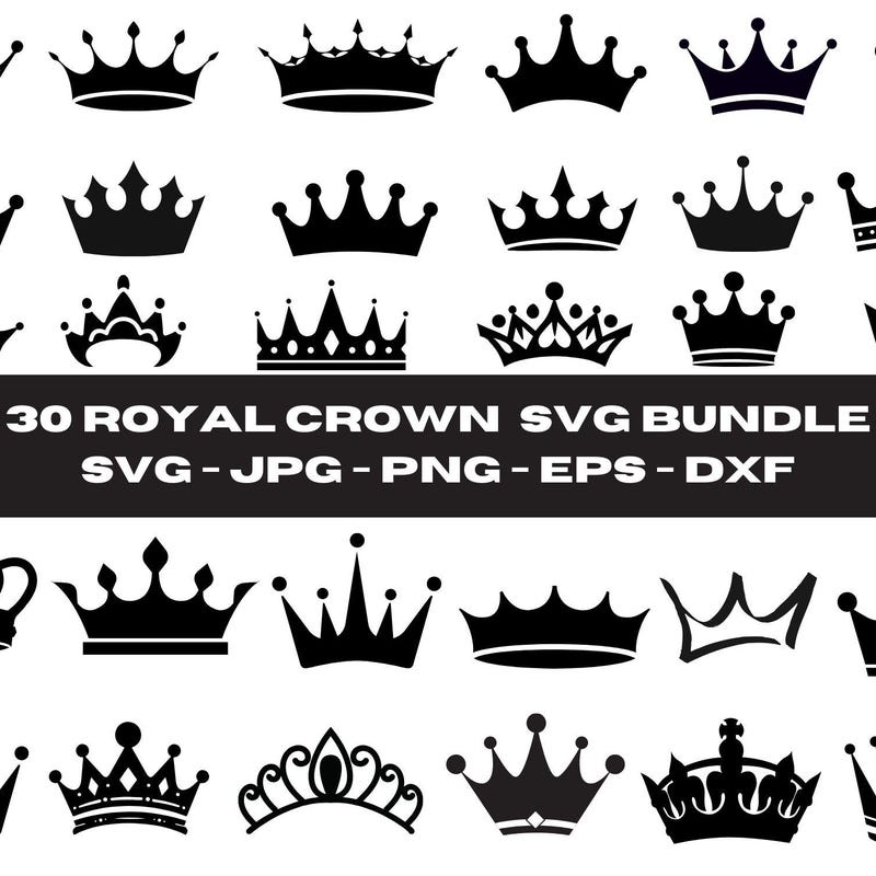 Queen Crown Svg - Etsy