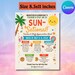 Editable Beach Theme Teacher & Staff Appreciation Sunsational Itinerary ...