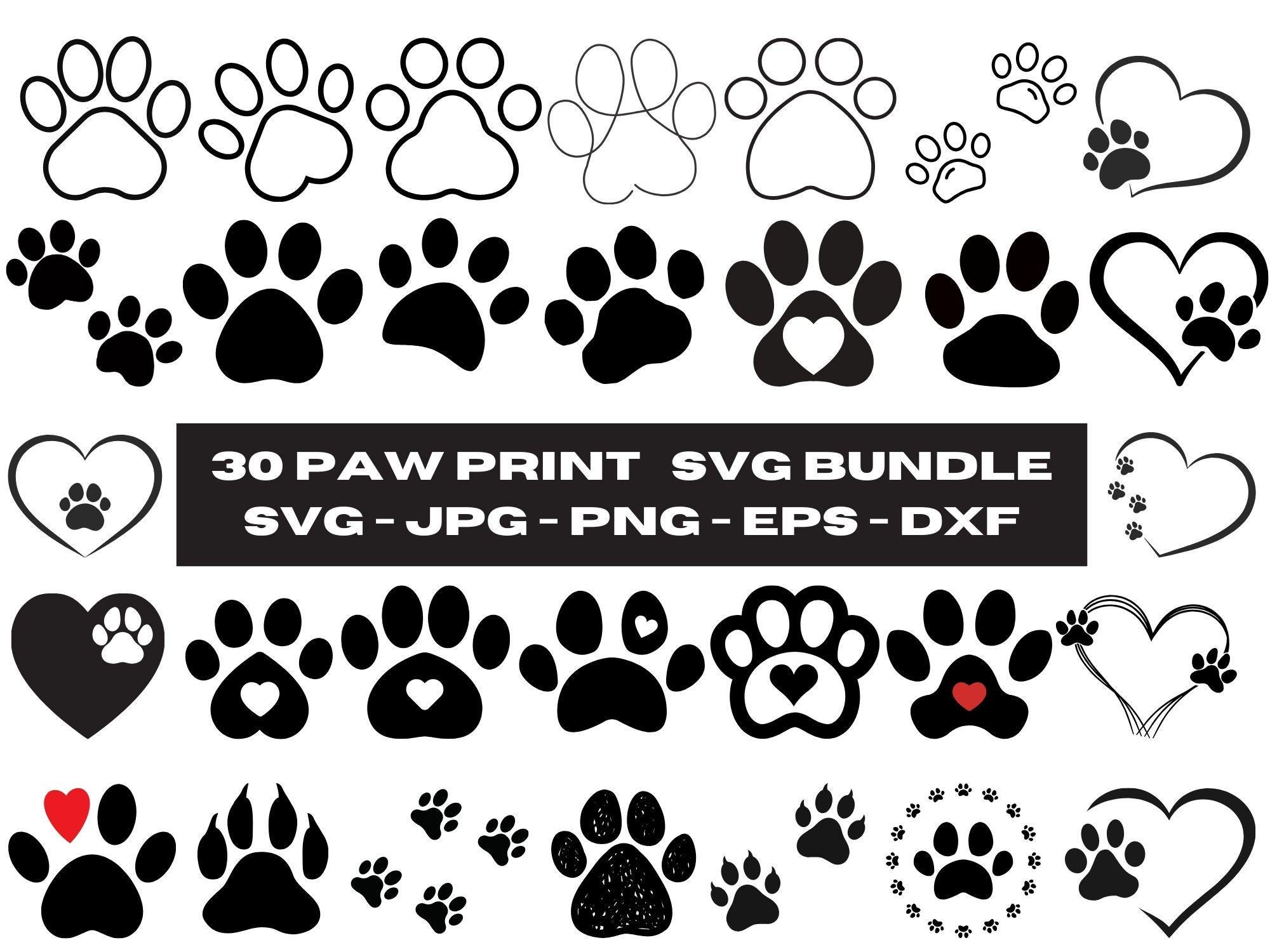 Dog Paw SVG, Dog Paw Silhouette, Dog Paw Transparent, Dog Paw Vector ...