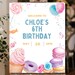 Editable Sweets Candy Welcome Sign Template, Sweets Birthday Custom ...