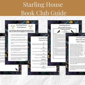 Book Club Guide Book Club Discussion Questions Starling House Book ...