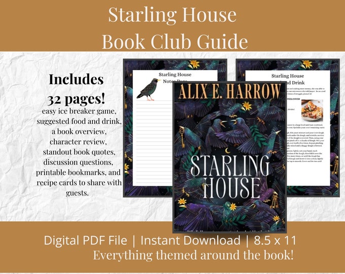 Book Club Guide Book Club Discussion Questions Starling House Book ...