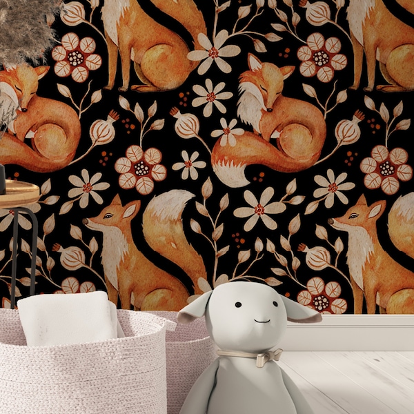 Fox Wallpaper - Etsy