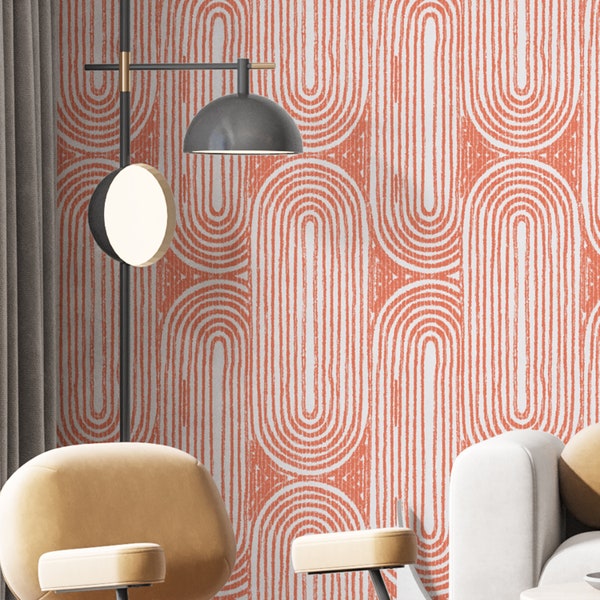 Wallpaper Peel and Stick Modern - Etsy