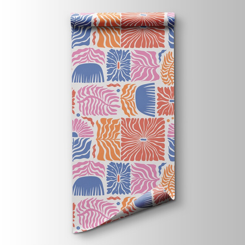 Fun Wallpaper, Preppy Mural Peel and Stick, Removable Wallpaper Home ...