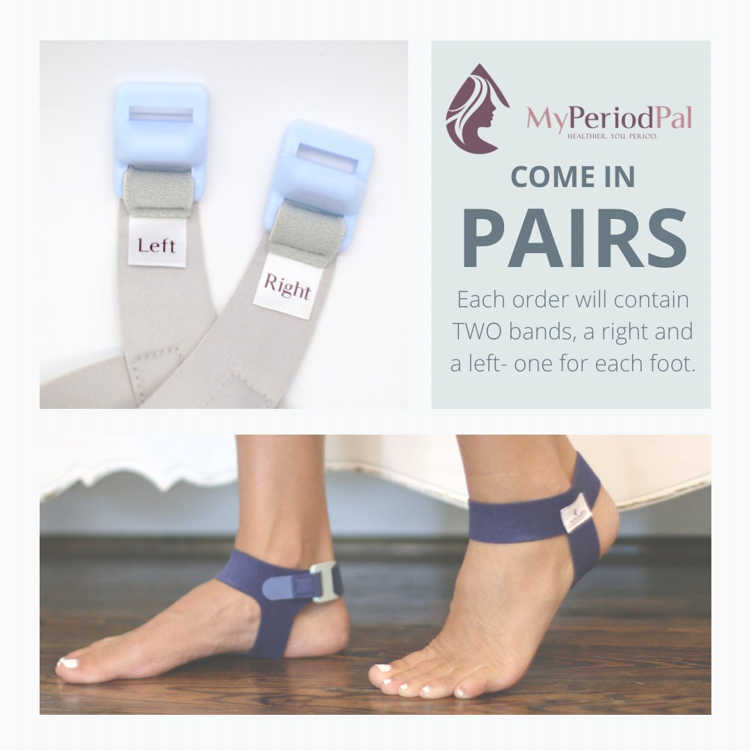 Menstrual Reflexology Bands Immediate Period Cramp Relief No Tox ...