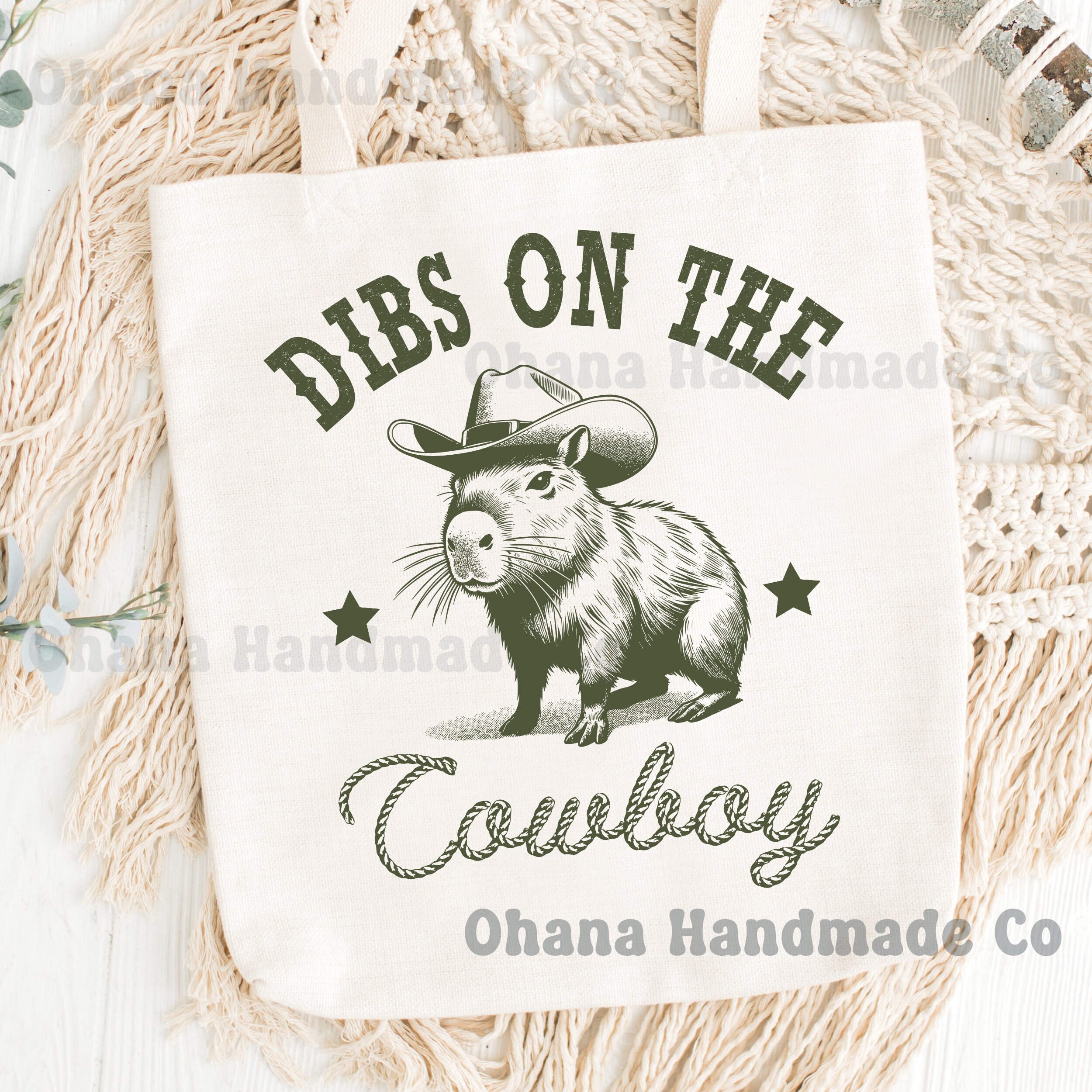 Capybara PNG Dibs on the Cowboy PNG Cowboy PNG Capybara Cowboy ...