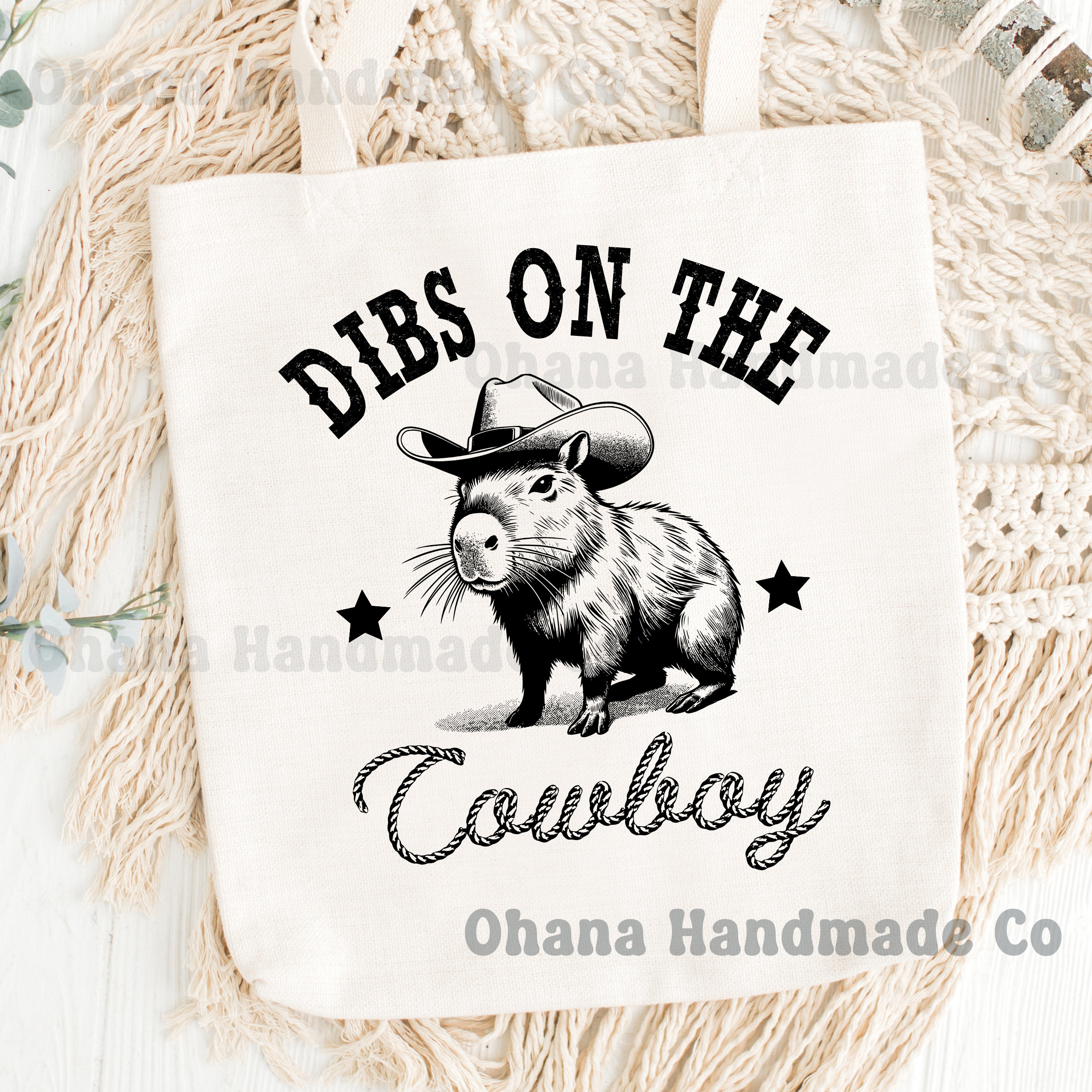 Capybara PNG Dibs on the Cowboy PNG Cowboy PNG Capybara Cowboy ...